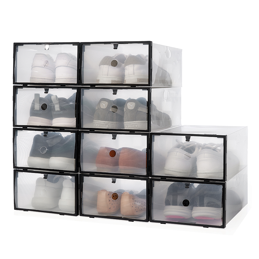 Shoe Storage Boxes - Set of 10 - Innovations