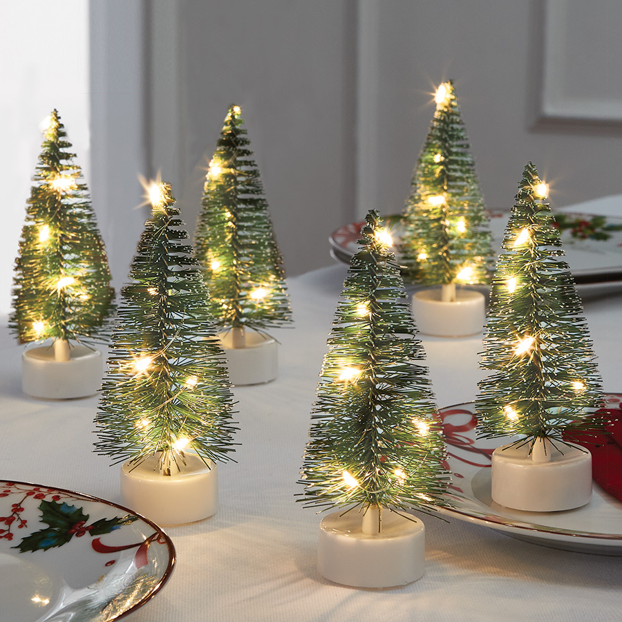 Mini Christmas Trees - Set of 6 - Innovations
